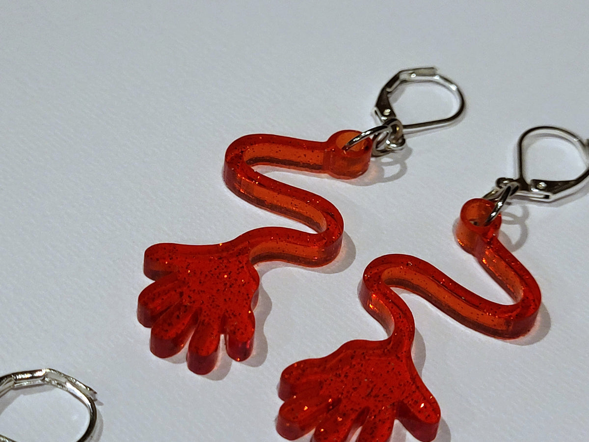 Slappy Hand Earring – Curious Craft Collective